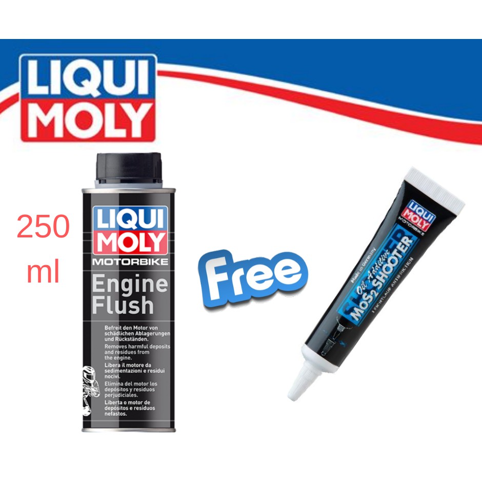 LIQUI MOLY ENGINE FLUSH SHOOTER (250ml) FREE OIL MOS2 SHOOTER (20ml) | Shopee Malaysia