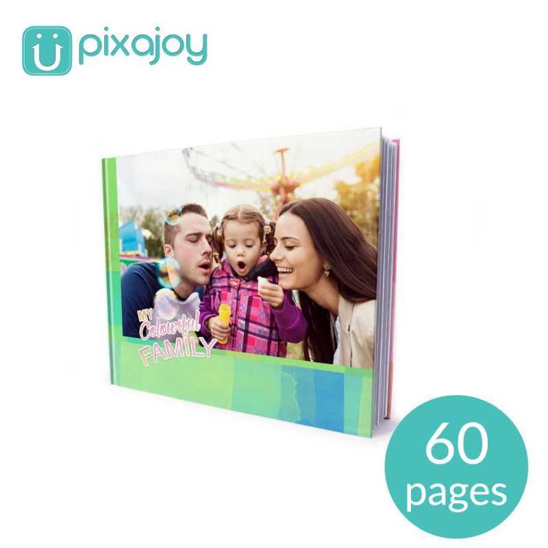 Pixajoy Photobook Imagewrap Hardcover 8.5’’ x 11’’ Photo Book, 60 pages ...