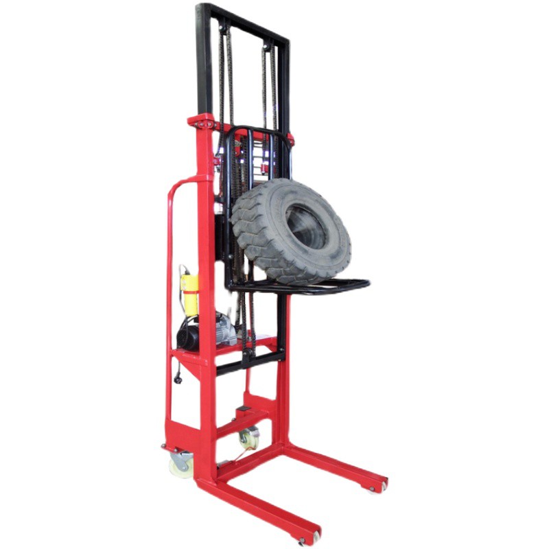 Lift Angkat Tayar Heavy Duty Hydraulic Tire Stacker Lifting Tyre Lift ...