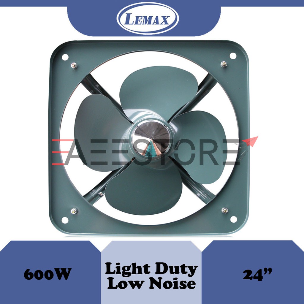 LMX / Lemax 12″ / 16" / 20″ / 24″ Industrial Light Duty Wall Exhaust ...