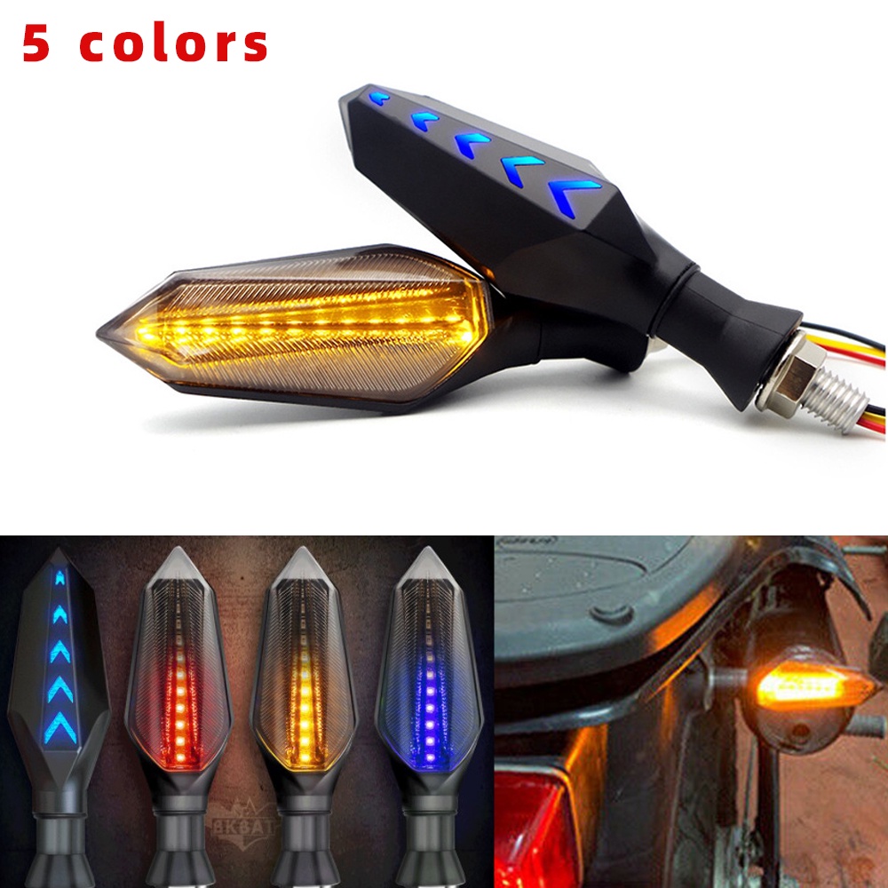 BDJ 2pcs LED Motorcycle mio 125 Ex5 Rxz lc135 rs150 y15zr Turn Signal ...