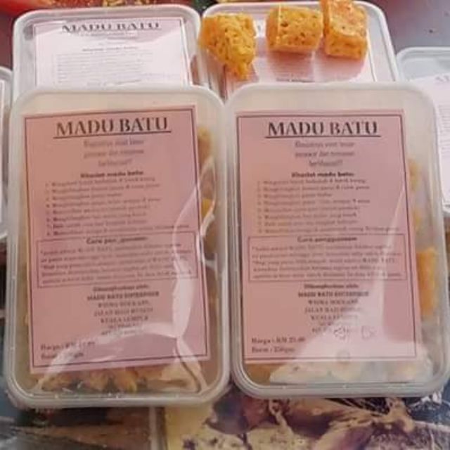 MADU BATU 💯 ORIGINAL(250gm) | Shopee Malaysia
