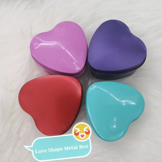 Mini Love Shape Metal Box | Shopee Malaysia
