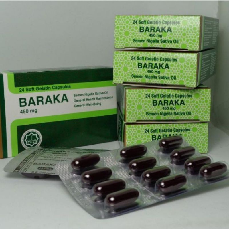 Pill/Kapsul Habbatus Sauda' | 24 Biji | 450 mg (1 Box) | Shopee Malaysia