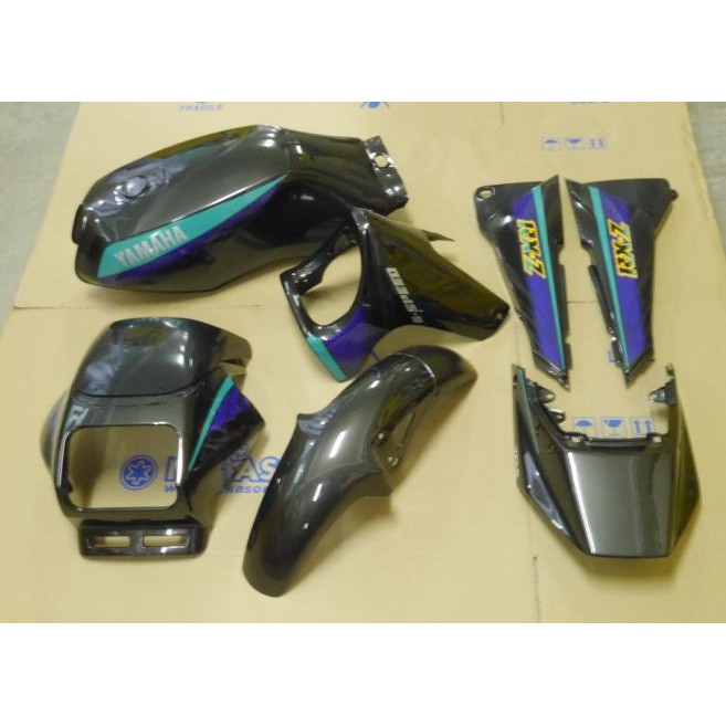 YAMAHA RXZ 6 SPEED BODY COVER SET (5) #STICKER TANAM | Shopee Malaysia