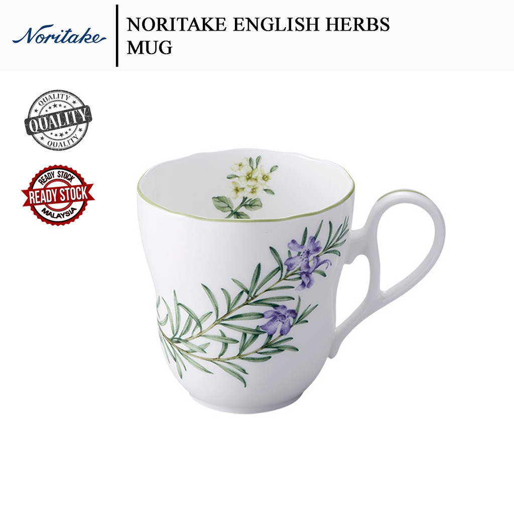 Noritake English Herbs - Mug 375cc | Shopee Malaysia