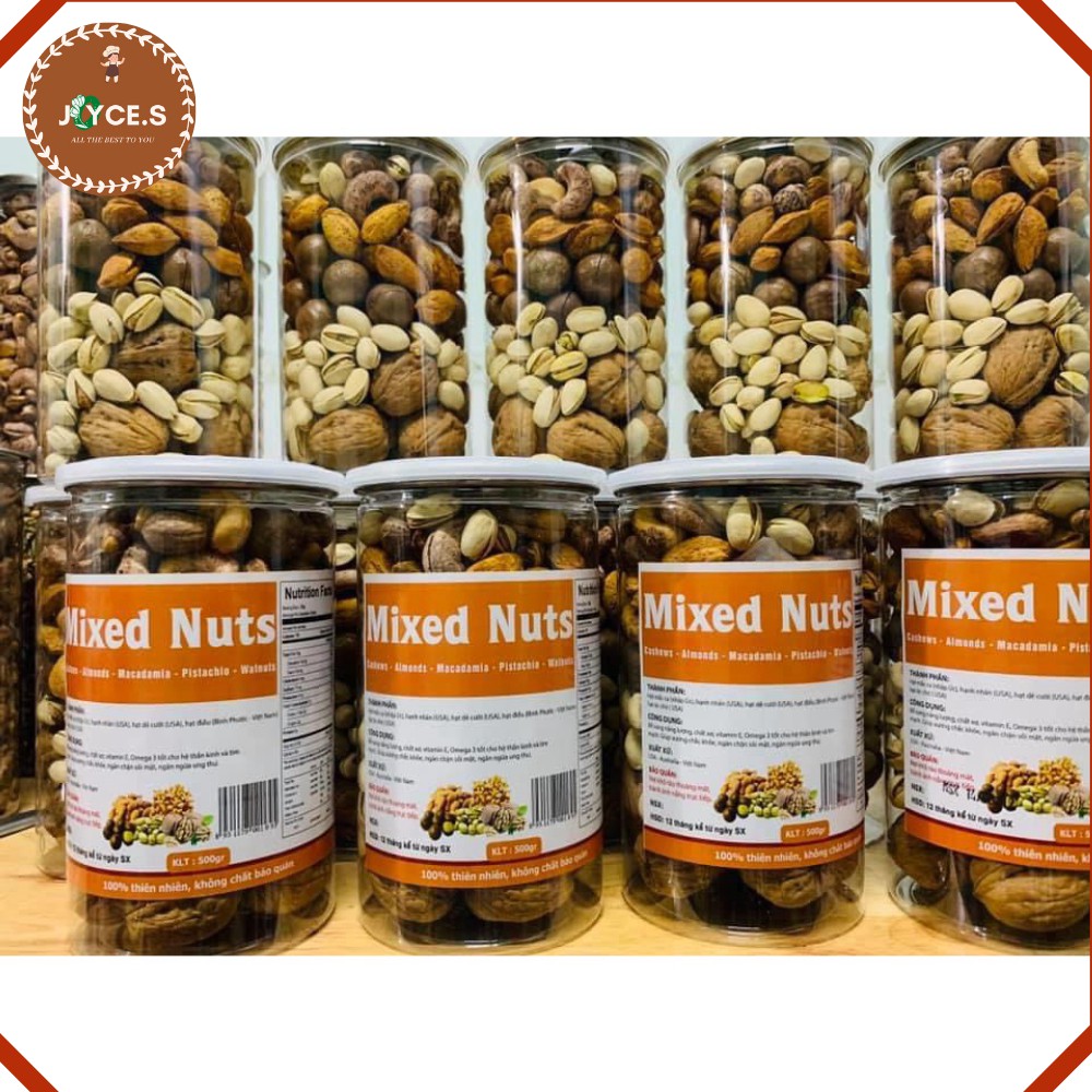 [500g] 5 in 1 WHOLE SHELL NUTS Macadamia, Almonds, Pistachios, Cashews ...