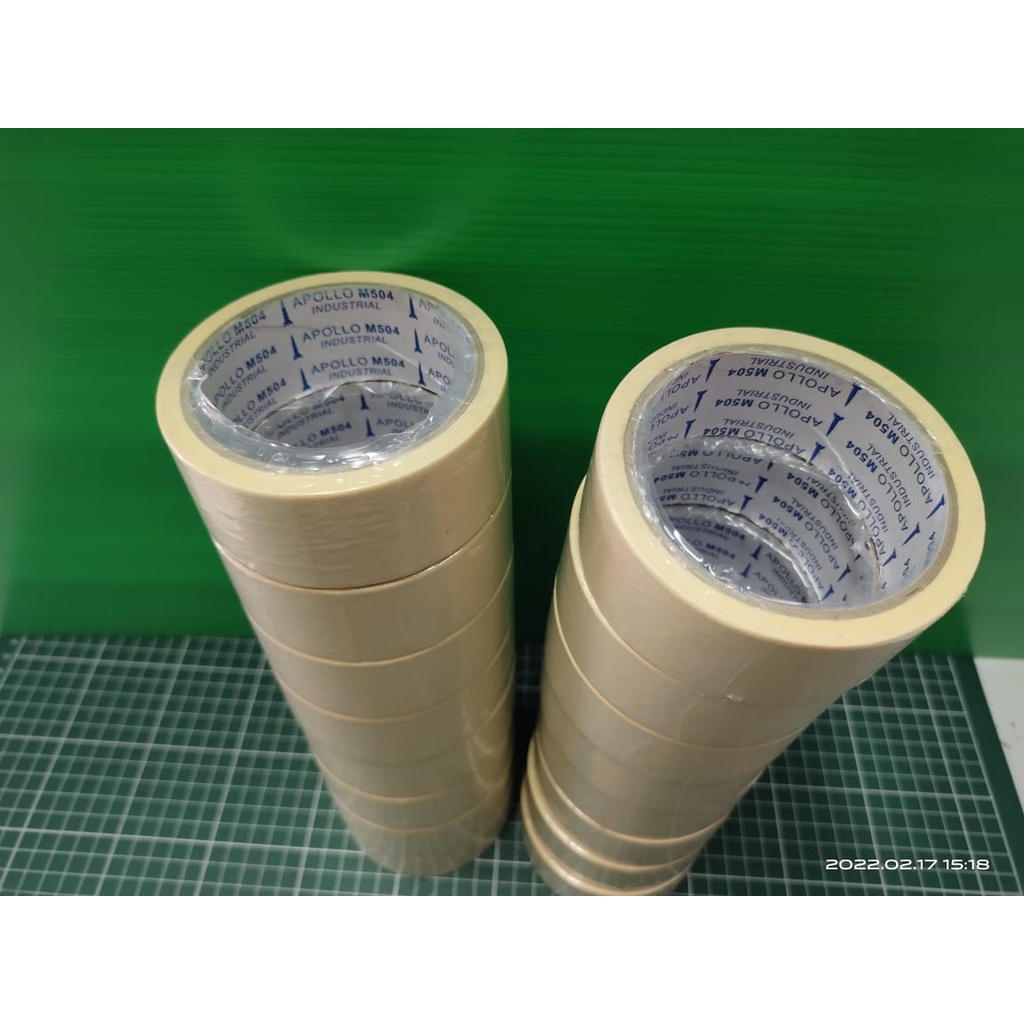 APOLLO MASKING TAPE 36mm / 1-1/2'' X 18YDS (M 504) BLUE | Shopee Malaysia
