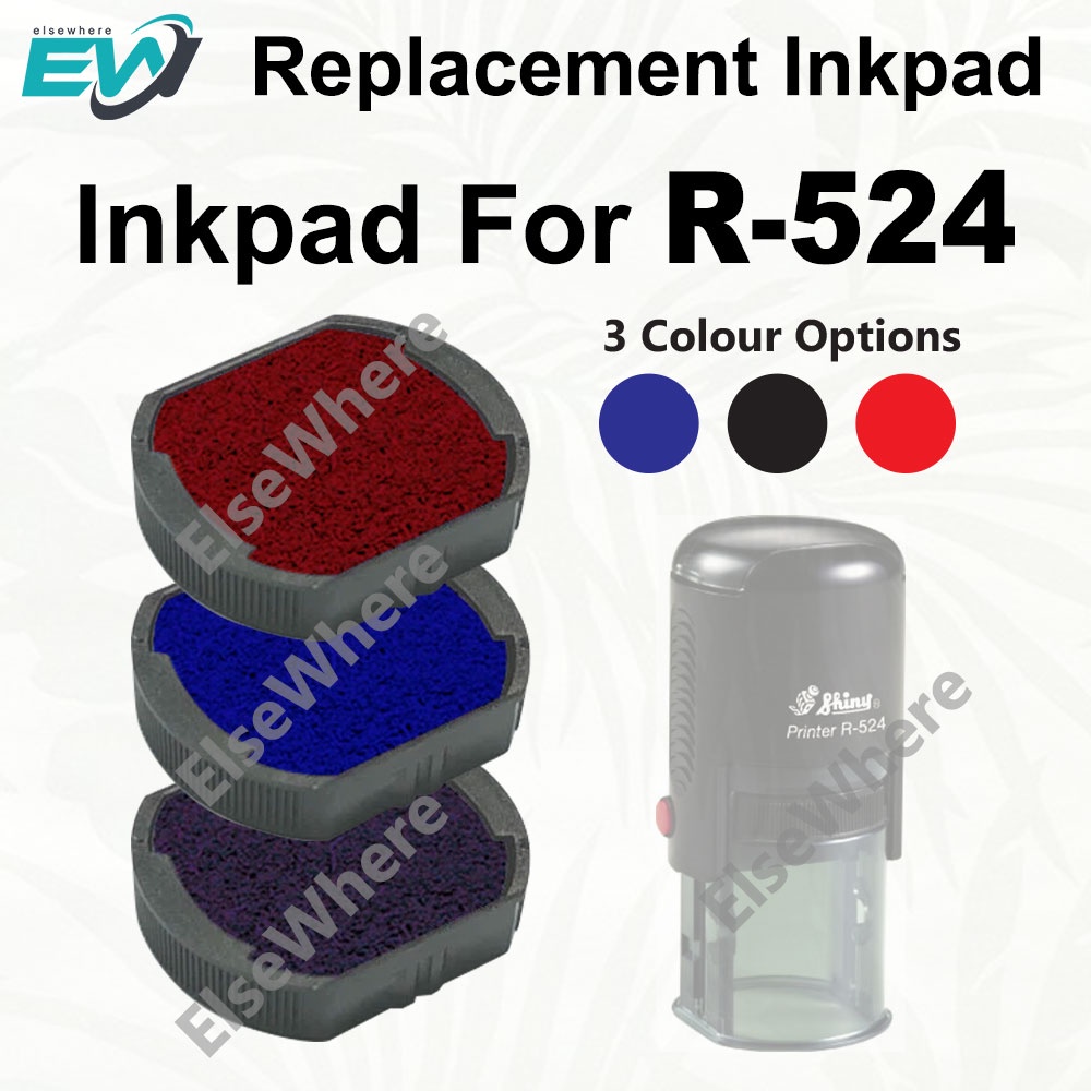 Shiny Ink Pad / Cartridges Refill for Self Inking Stamps S300,S510,S722,S723,R524,S842,S852,S843 ...