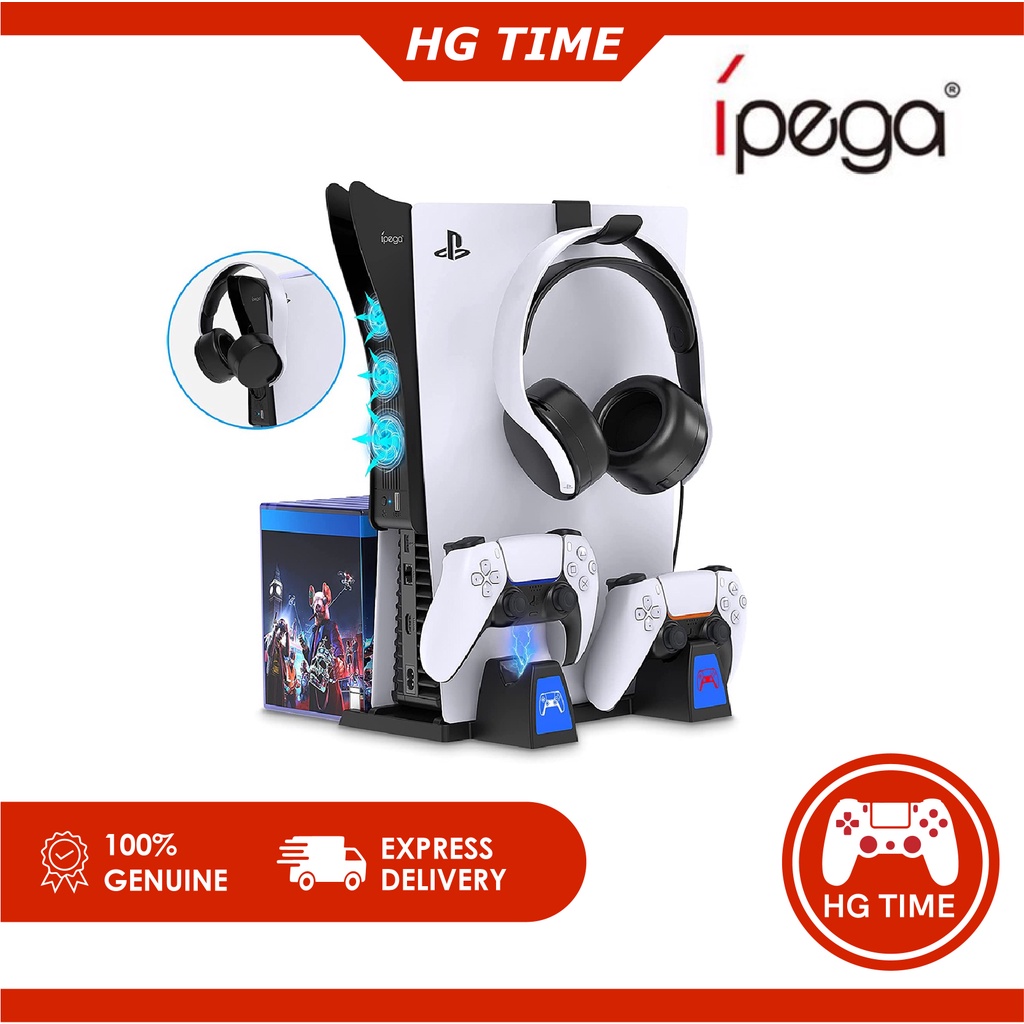 Ipega PS5 6-In-1 Multifunctional Vertical Stand | Shopee Malaysia