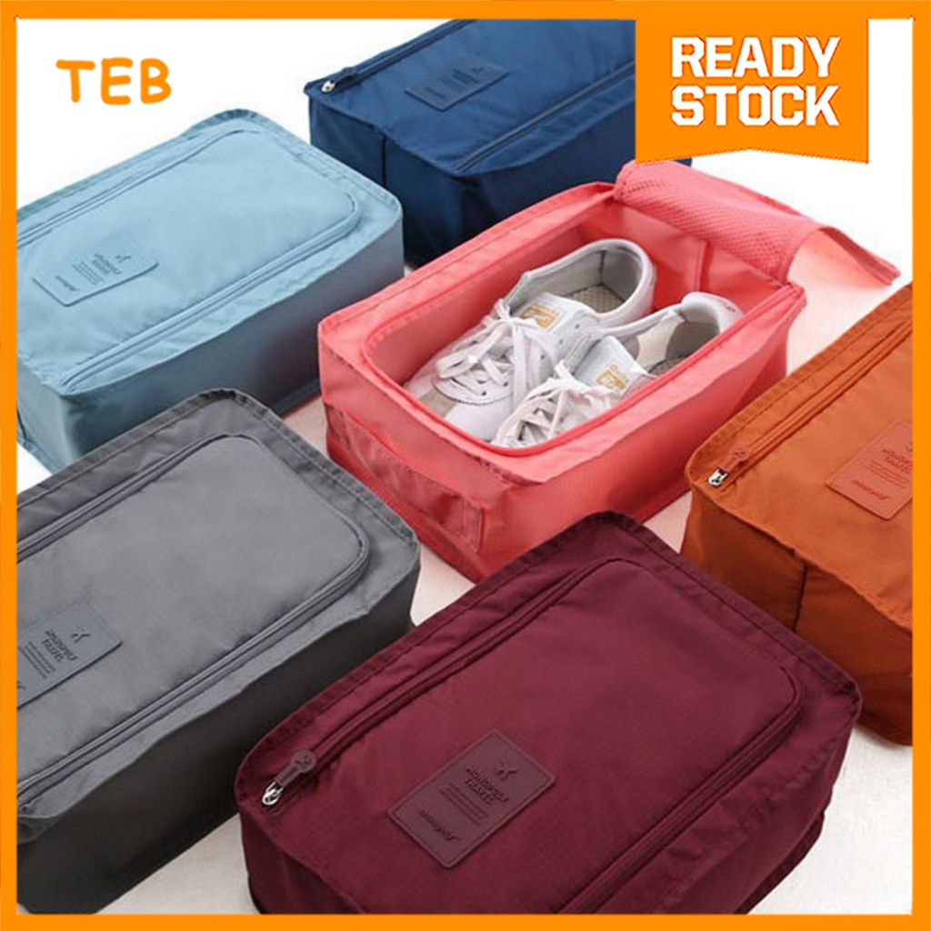 Beg Penyimpan Kasut Perjalanan Kalis Air | Waterproof Travel Shoe ...