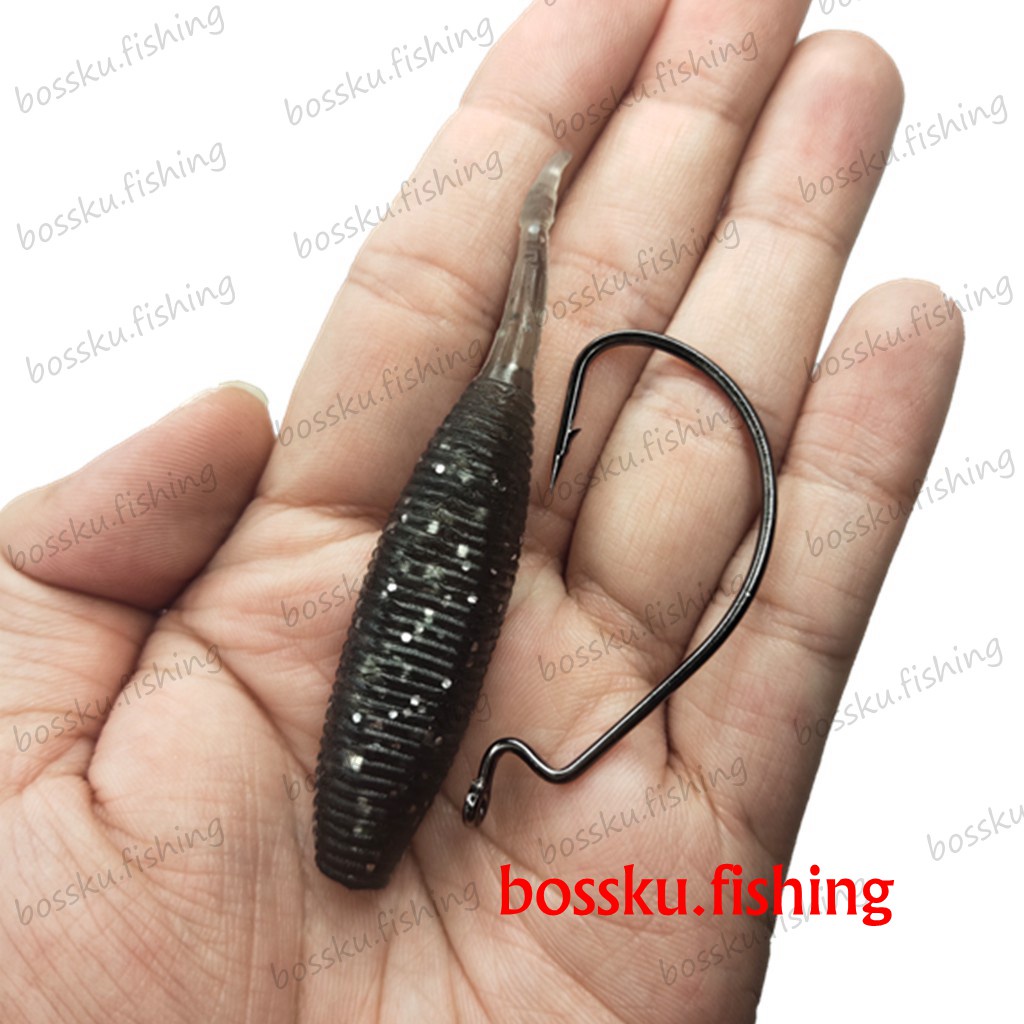 9cm / 6g 10x tough Skipping Frog Floating topwater lure / Soft Plastic ...