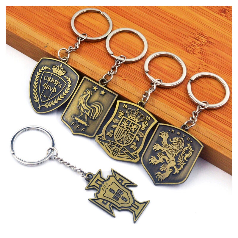 World Football Team Keychain World Cups Football Team Keychain(4cm x ...