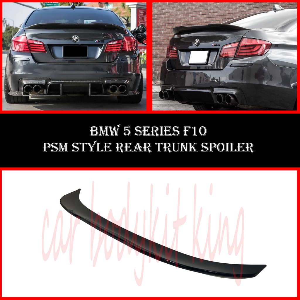 BMW 5 SERIES F10 2011-2017 PSM STYLE REAR TRUNK SPOILER DUCK TAIL WITH ...