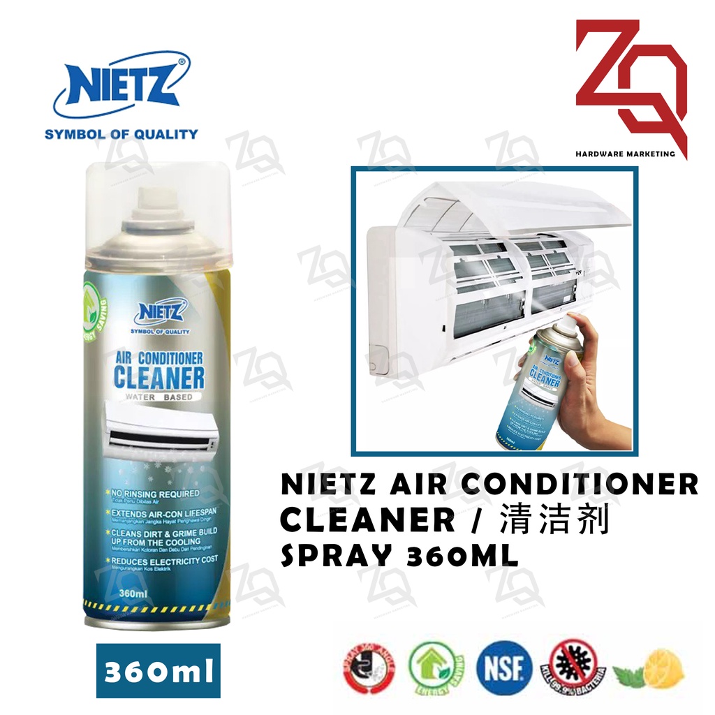 NIETZ Air Conditioner Cleaner/ Air Cond Cleaner Water Based 360ML ...