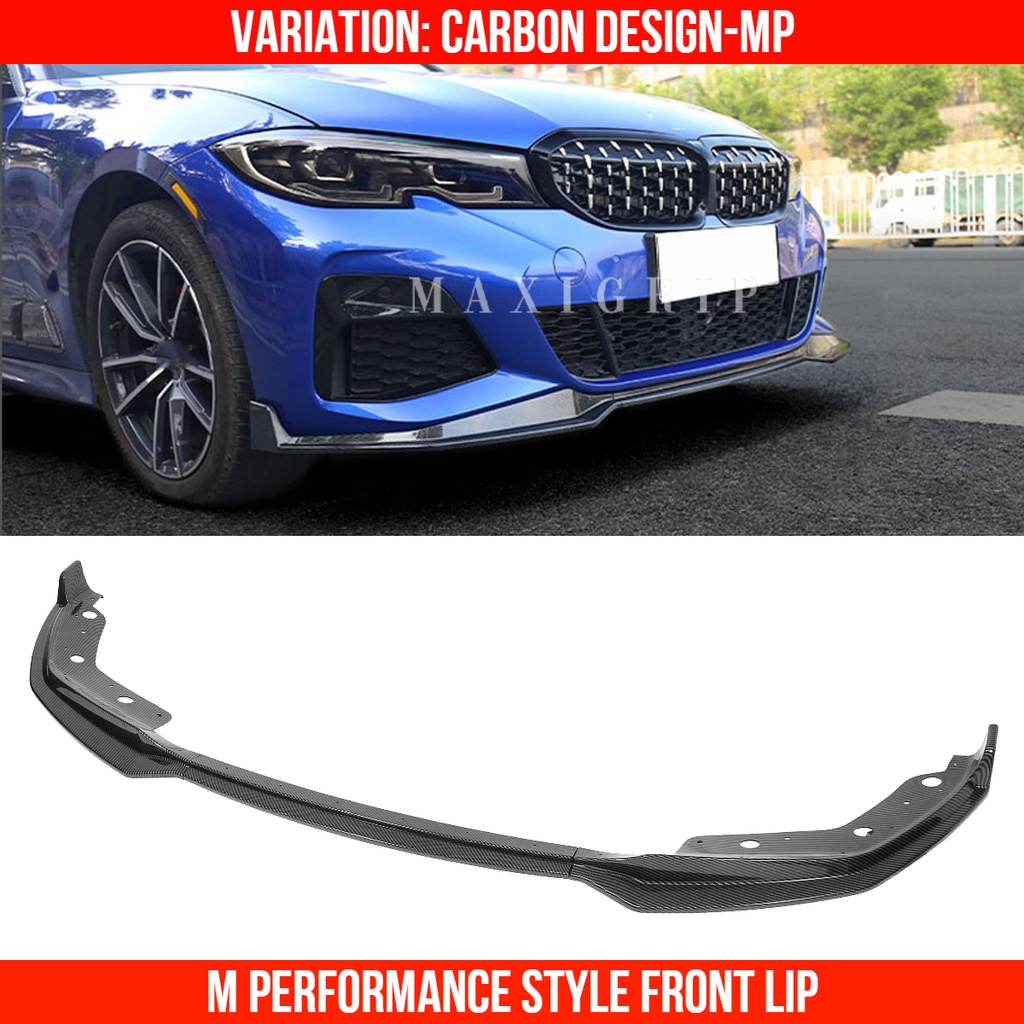 BMW G20 G28 M sport front lip 3D TAKD VTEN MP M Sport bumper lip front ...