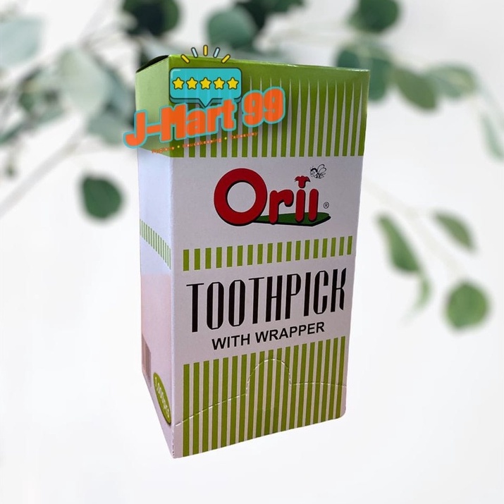 Orii Toothpick with paper wrapper, hygiene to use. Suitable for cafe ...