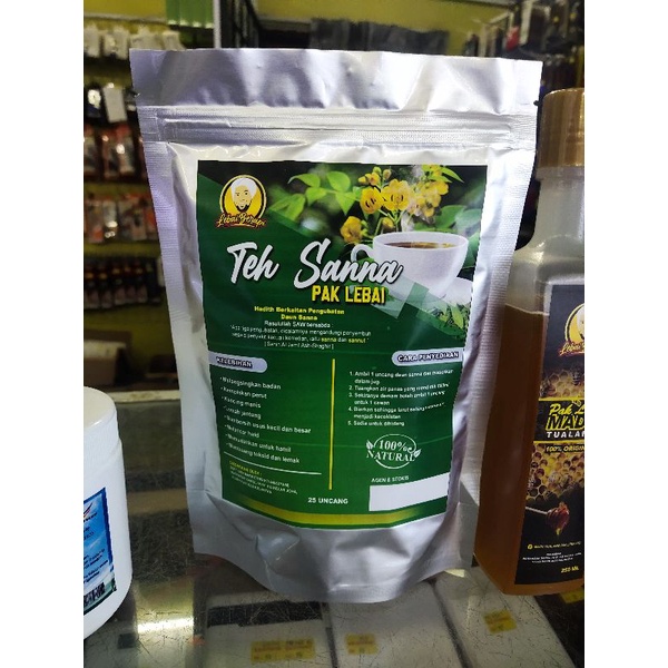 TEH SANNA PAK LEBAI💥 15 UNCANG 💥 100% DAUN SANNA 💥 DAUN SENNA 💥 TEH ...