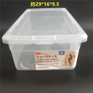 Daiso Shoes Box Storage Box Transparent Restock | Shopee Malaysia
