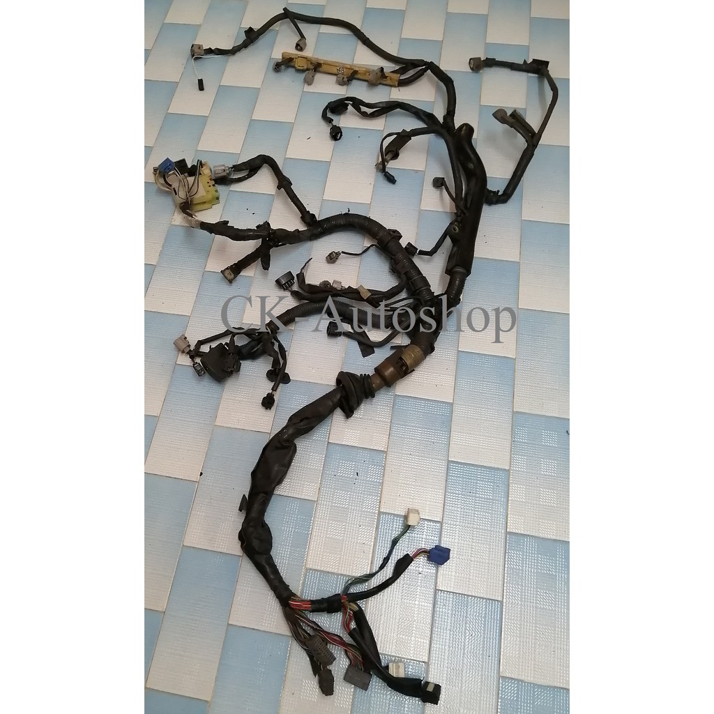 Complete set A/T ECU harness / ECU wiring for Toyota 4AGE blacktop 20V ...