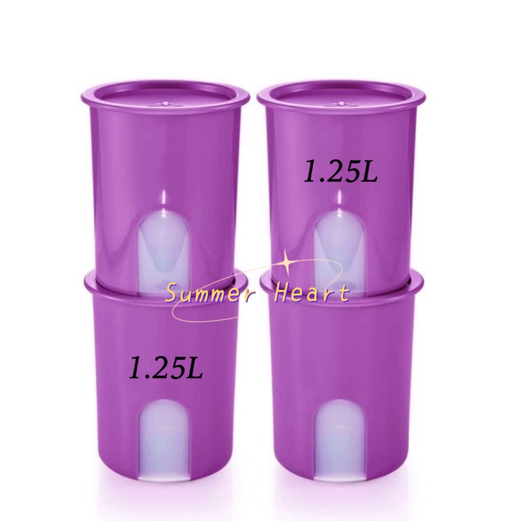 Tupperware One Touch Topper / Canister ( 600ml / 950ml / 1.4L / 2.0L / 1.25L / 3L / 4.3L ...