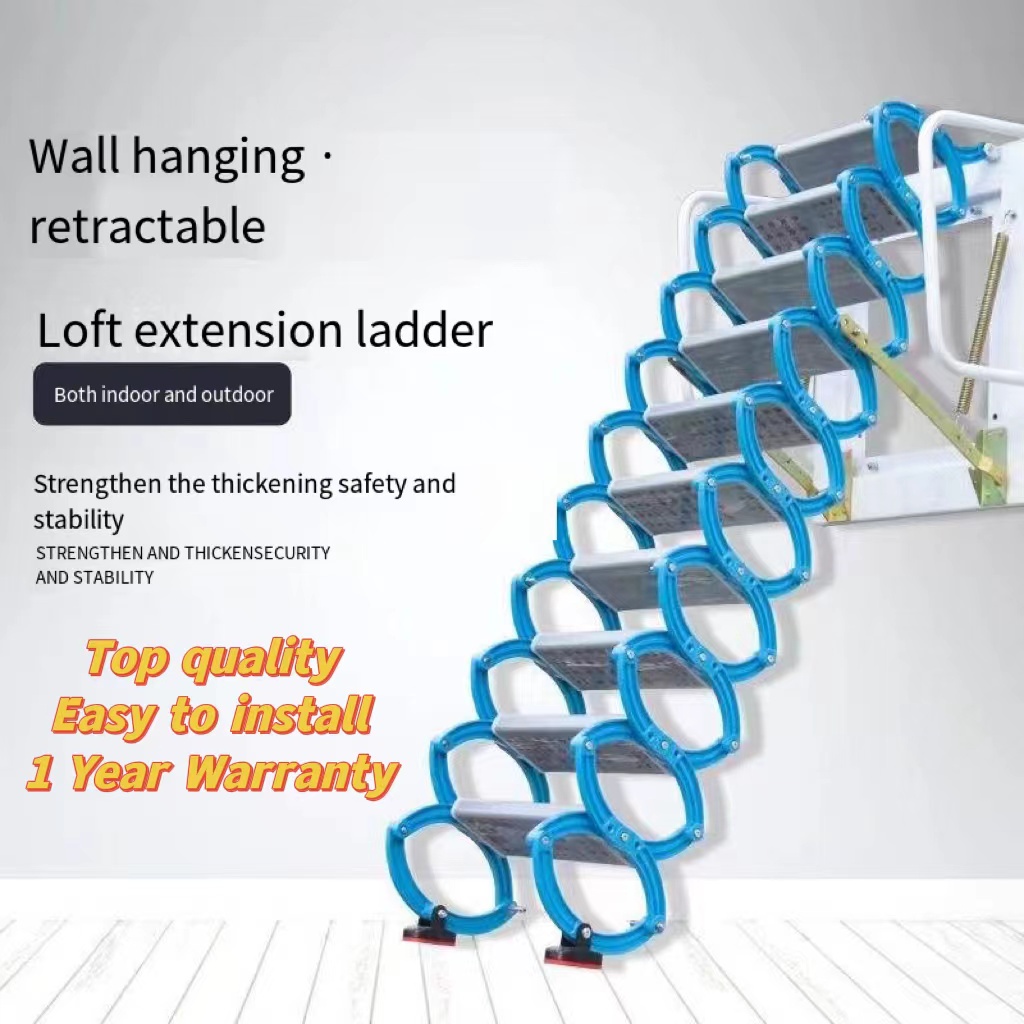 Folding stairs (not automatic) loft ladder Attic staircase FIRE STAIRS ...