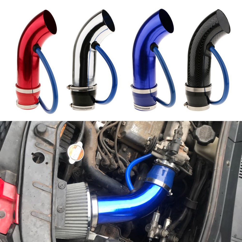 Racing 76mm Air Inlet Turbo exhaust pipe Air Intake Alumimum Pipe Power ...