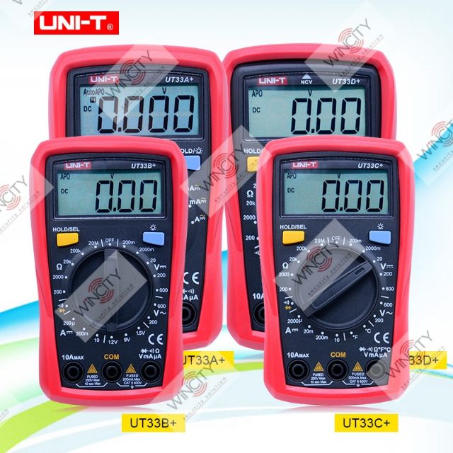 WSS UT33C LCD digital multi meter / UNI-T UT33D+ Palm Size Digital Multimeter | Shopee Malaysia