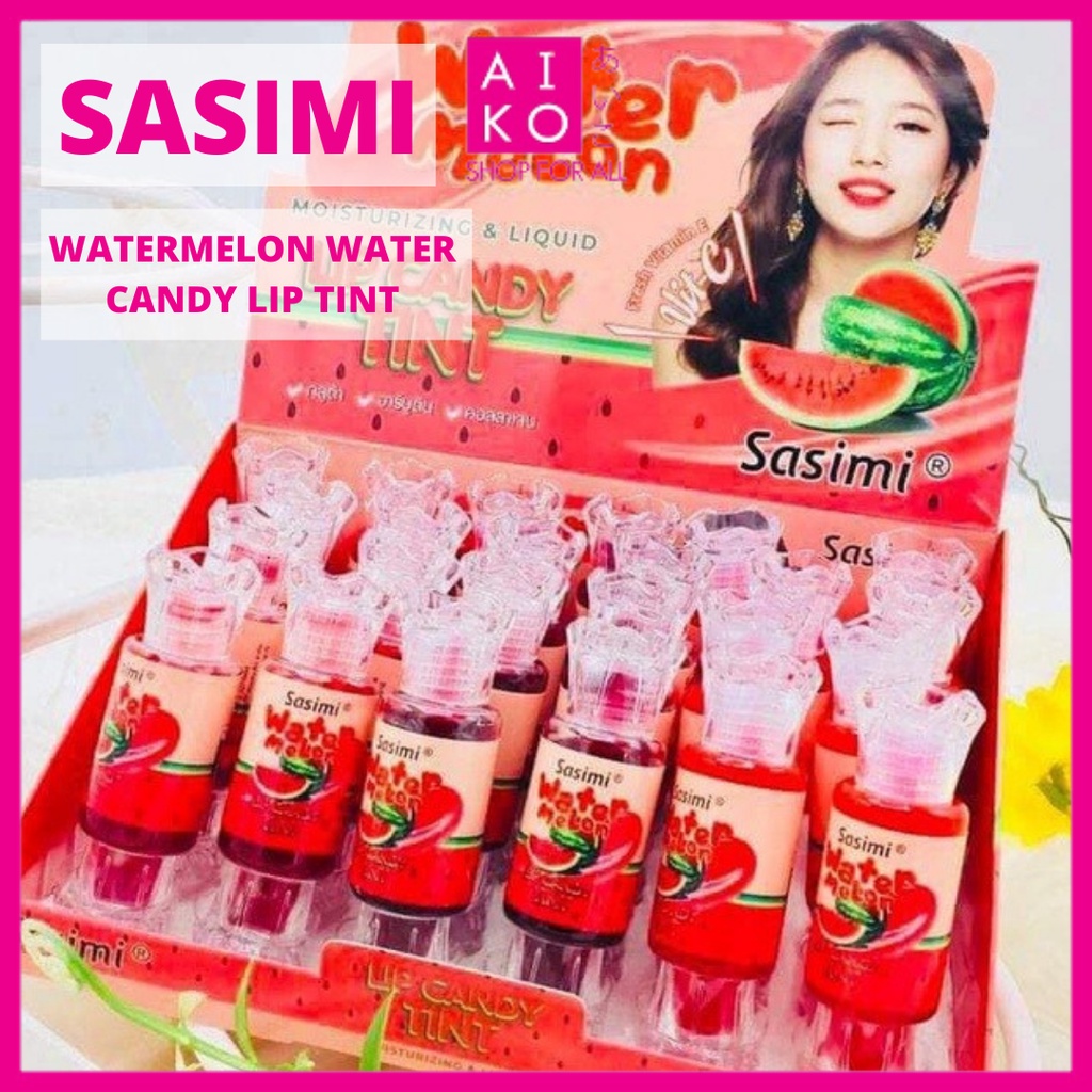(AIKO)SASIMI WATERMELON WATER CANDY LIP TINT 1PCS (S-1994) | Shopee ...