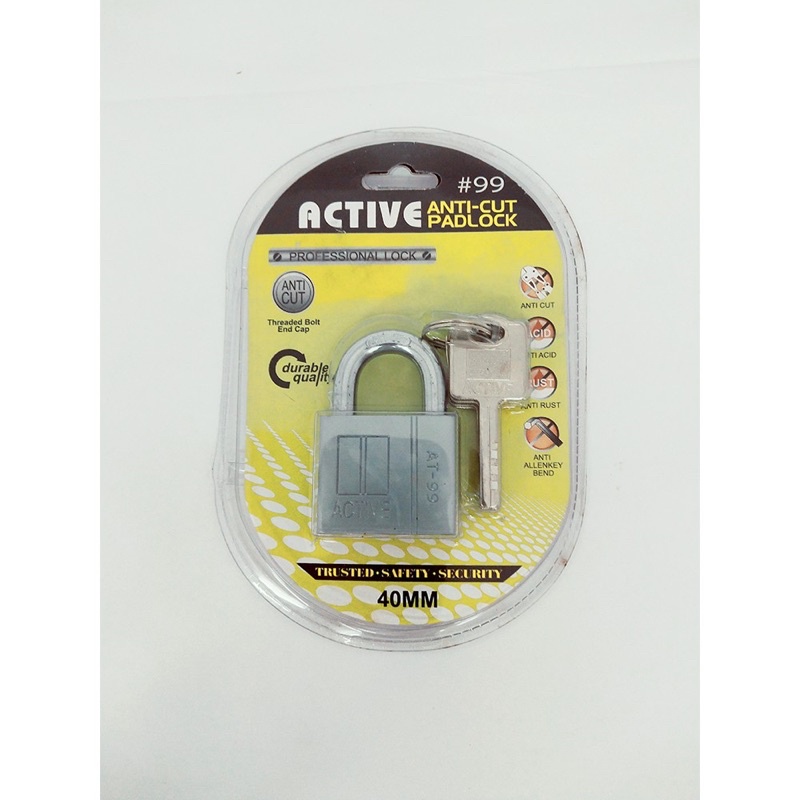 Activ Padlock Anti cut / Top Security Padlock / Door lock / Pintu Lock ...