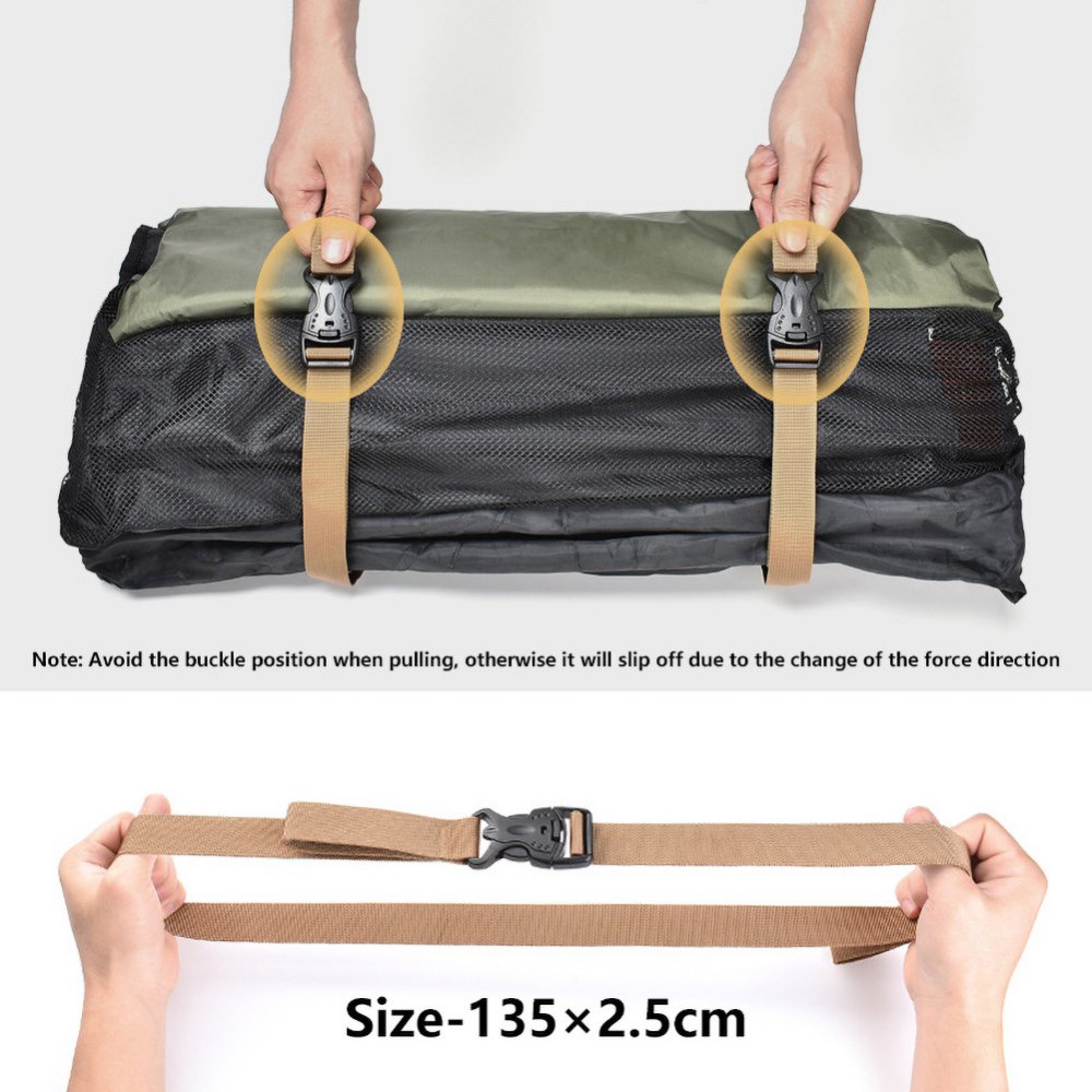 Toot 2pcs Outdoor Luggage Binding Strap Double Safety Buckle Suitcase ...