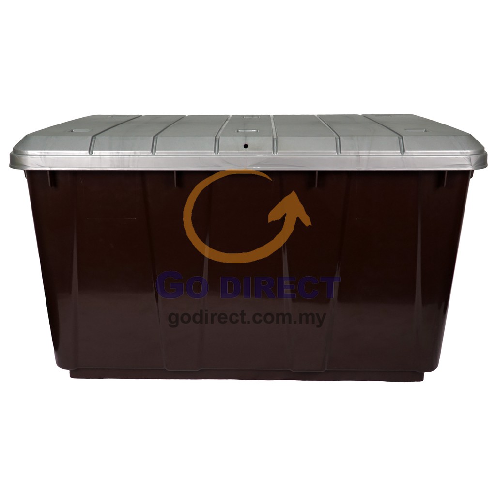 TOYOGO 130L RV Big Storage Box w Wheels Tough Storage Large Office ...