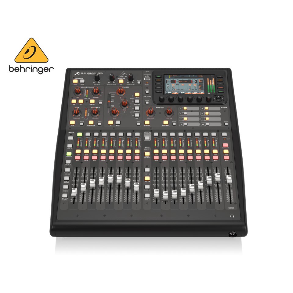 Behringer X32 Producer Digital Mixer 40-Input, 25-Bus Rack-Mountable ...
