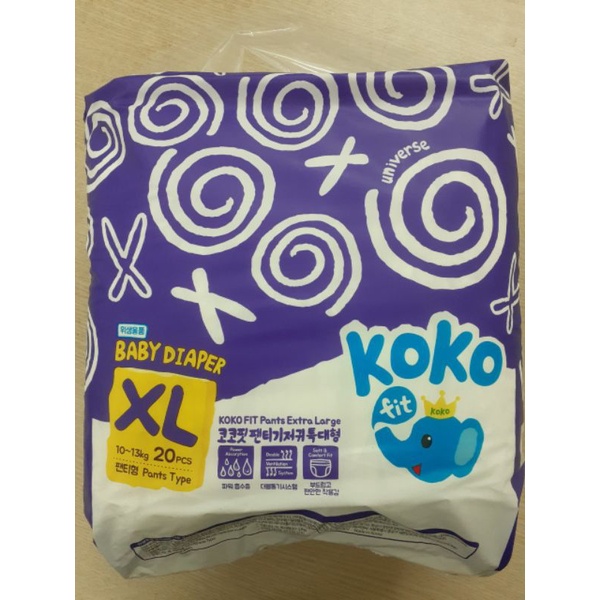 Combo 2 bags of domestic Kokofit diapers size Xl (10_13kg) | Shopee ...
