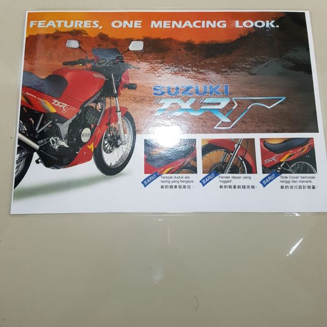 Suzuki Txr Txr150 Gamma Specification Laminate Reprint Pamplet | Shopee ...
