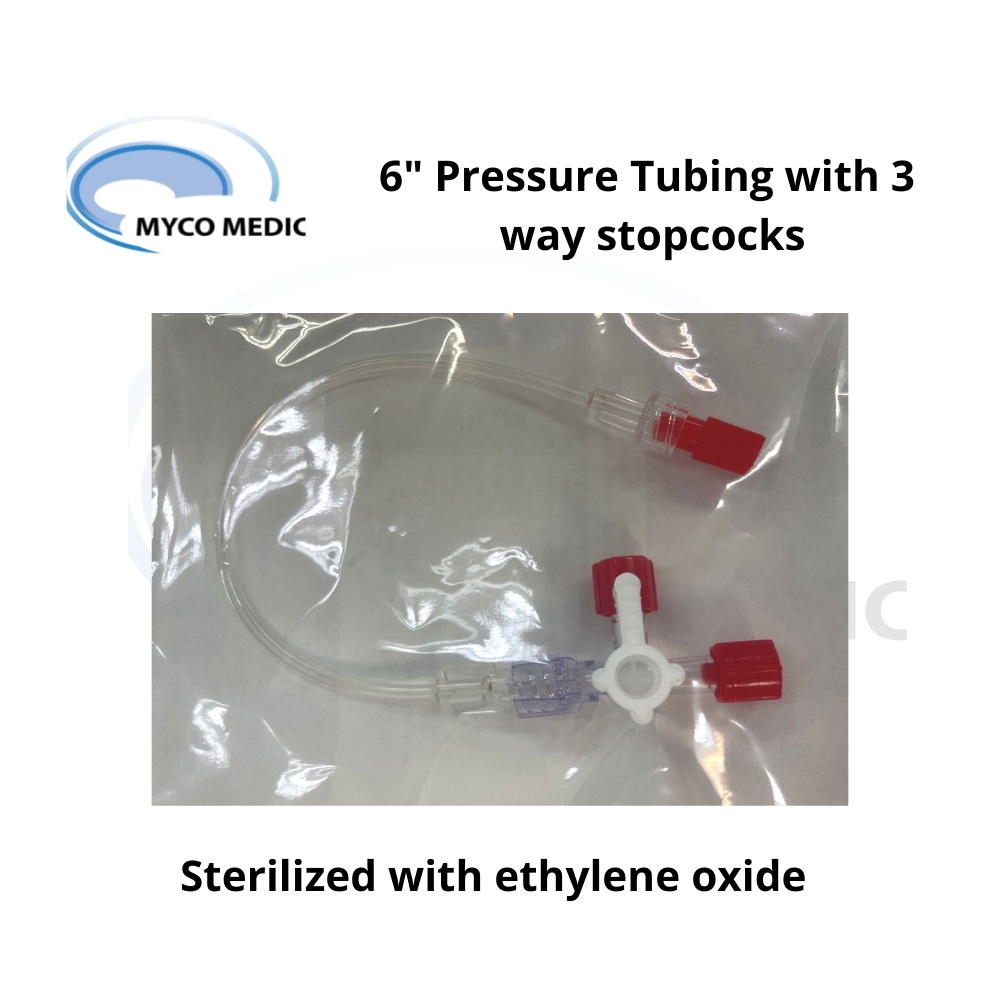 6" Pressure tubing with 3 way stopcock | Shopee Malaysia