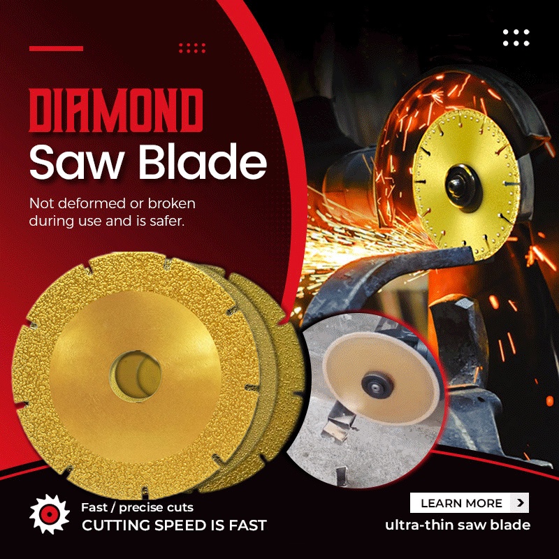 Diamond Saw Blade 100mm Metal Cutting Disc Steel Bars Graphite Marble ...