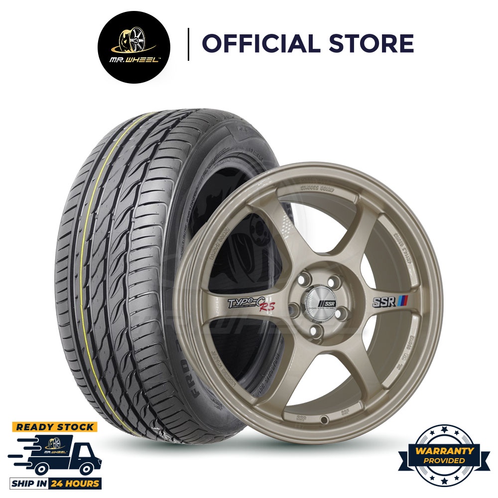 [Package Set] New Sport Rim SSR TYPE-C 17 inch 5x100 rim with New ...