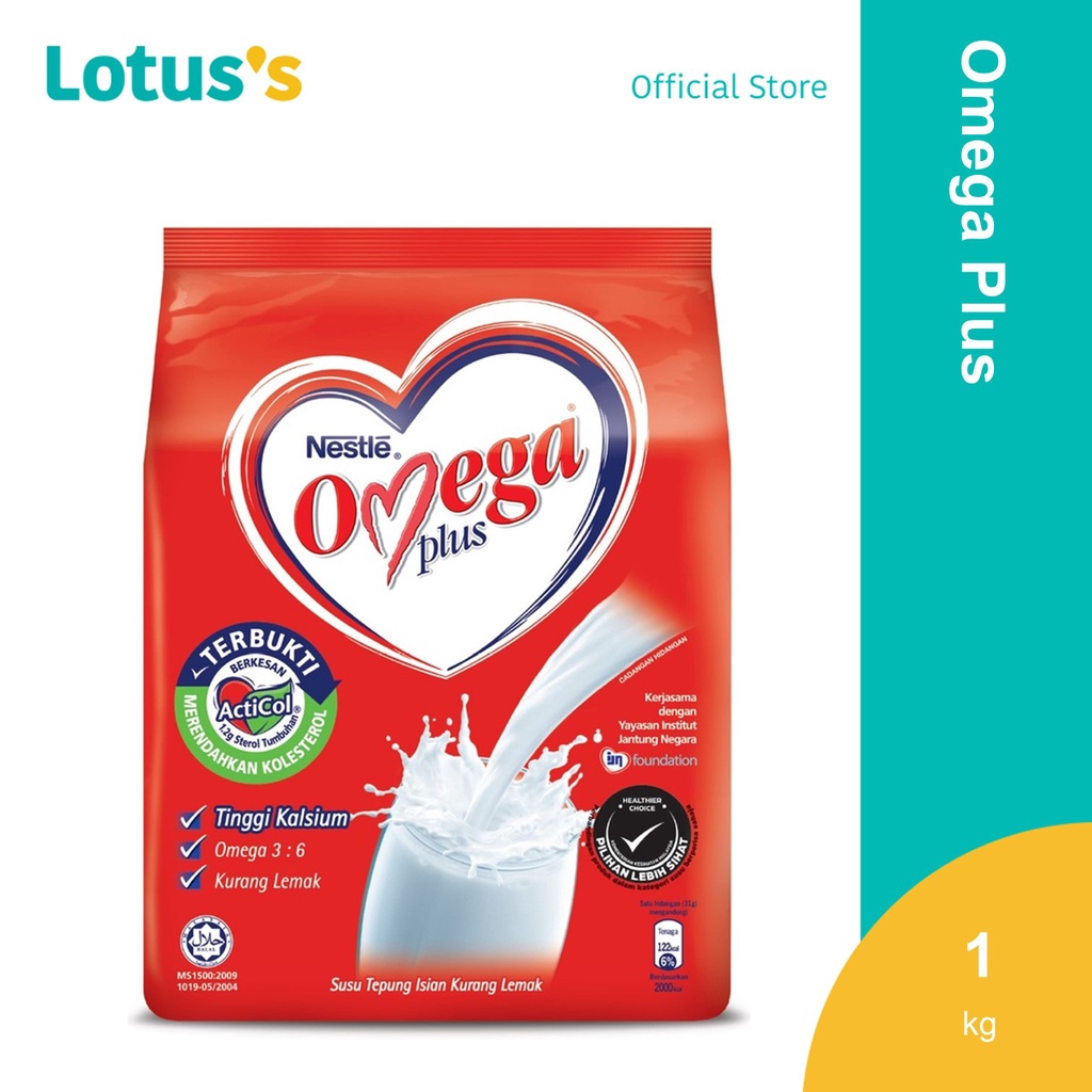 Nestle Omega Plus Milk Powder 1kg | Shopee Malaysia