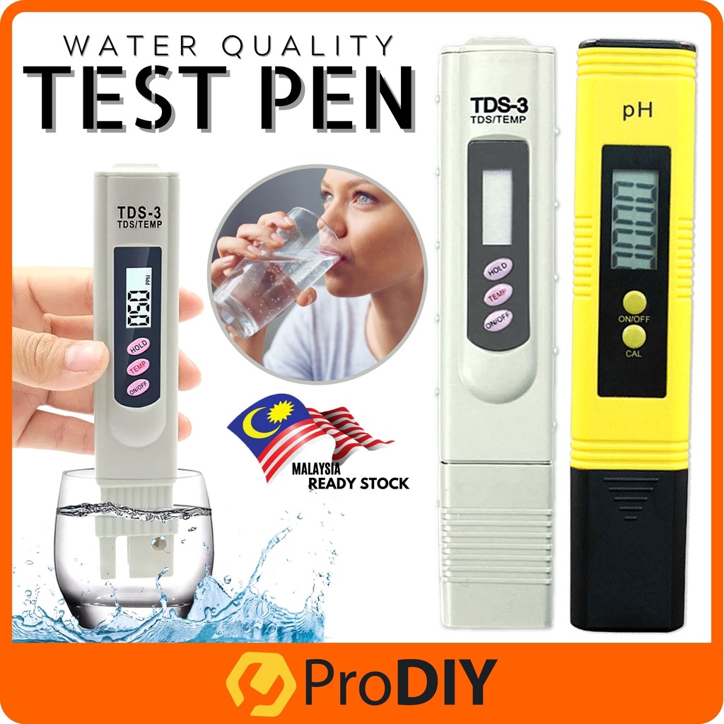 PH Water Test Quality Pen Meter Tester Drinking Water Quality Analysis ...