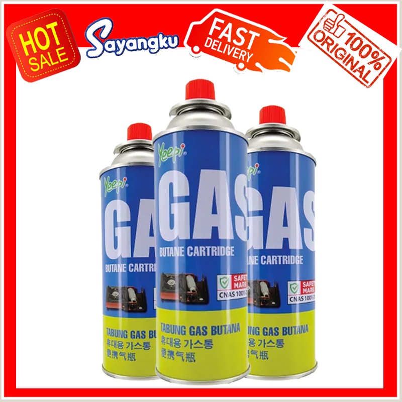 Yeepi Gas Butane Cartridge 220g /380ml Fuel Canister For Portable ...
