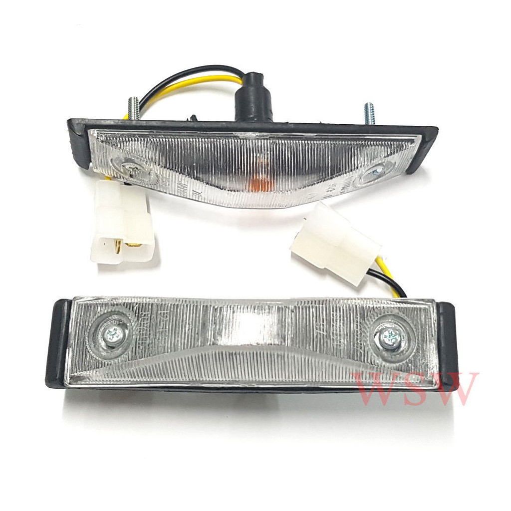 (1 Pair) White Cap Side Light Toyota COROLLA Ke70 Ke72 Ke75 Te71 Te72 ...