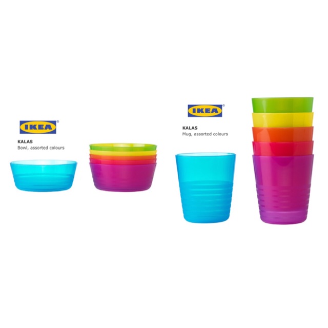 🎁 IKEA KALAS Bowls & Cups | Shopee Malaysia