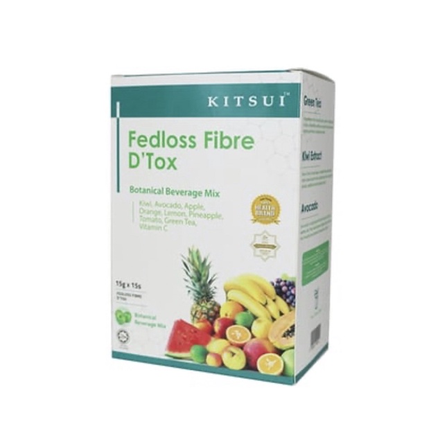 kitsui fedloss fibre D’tox (14 pack)no box | Shopee Malaysia