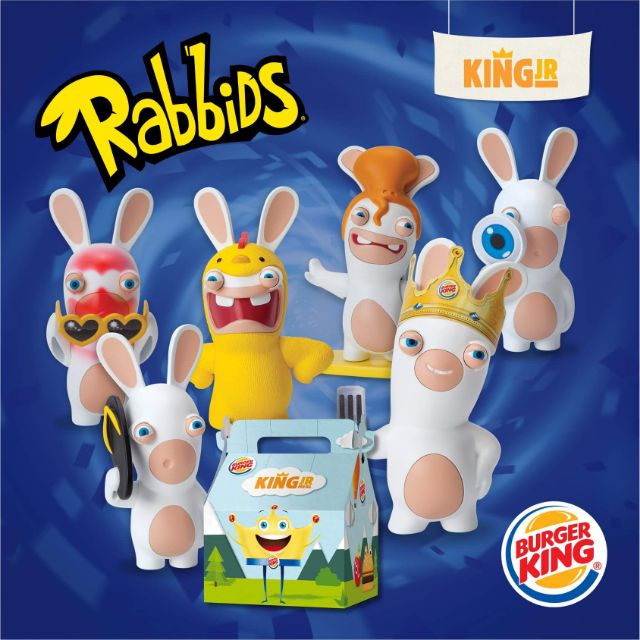 Limited Oversea Edition Rayman Raving Rabbids Invasion Burger King Kids ...
