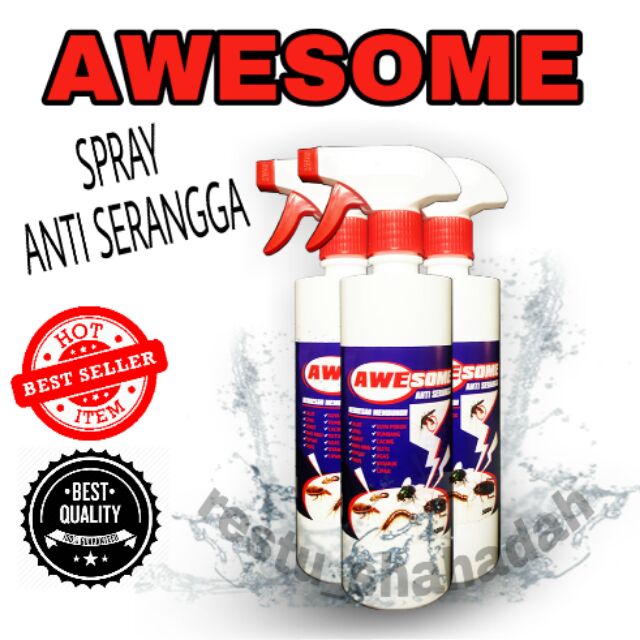 AWESOME SPRAY ANTI SERANGGA (PATI KENA BANCUH DENGAN AIR) | Shopee Malaysia