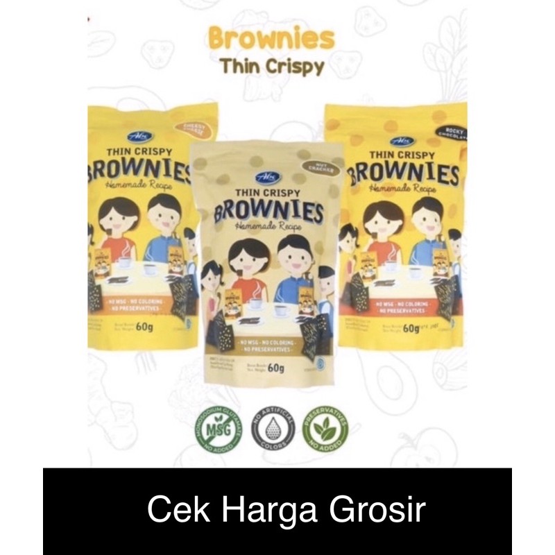 Abe Food - Thin Crispy Brownies 60 gr Platinum Baby Food | Shopee Malaysia