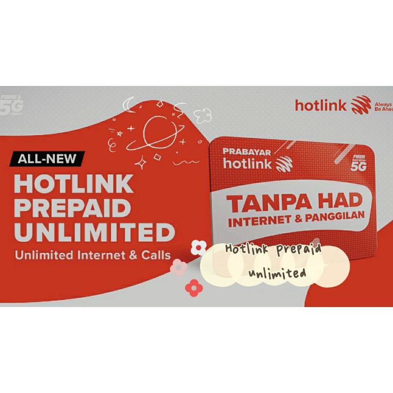 Hotlink Prepaid Unlimited Sim Card | Shopee Malaysia