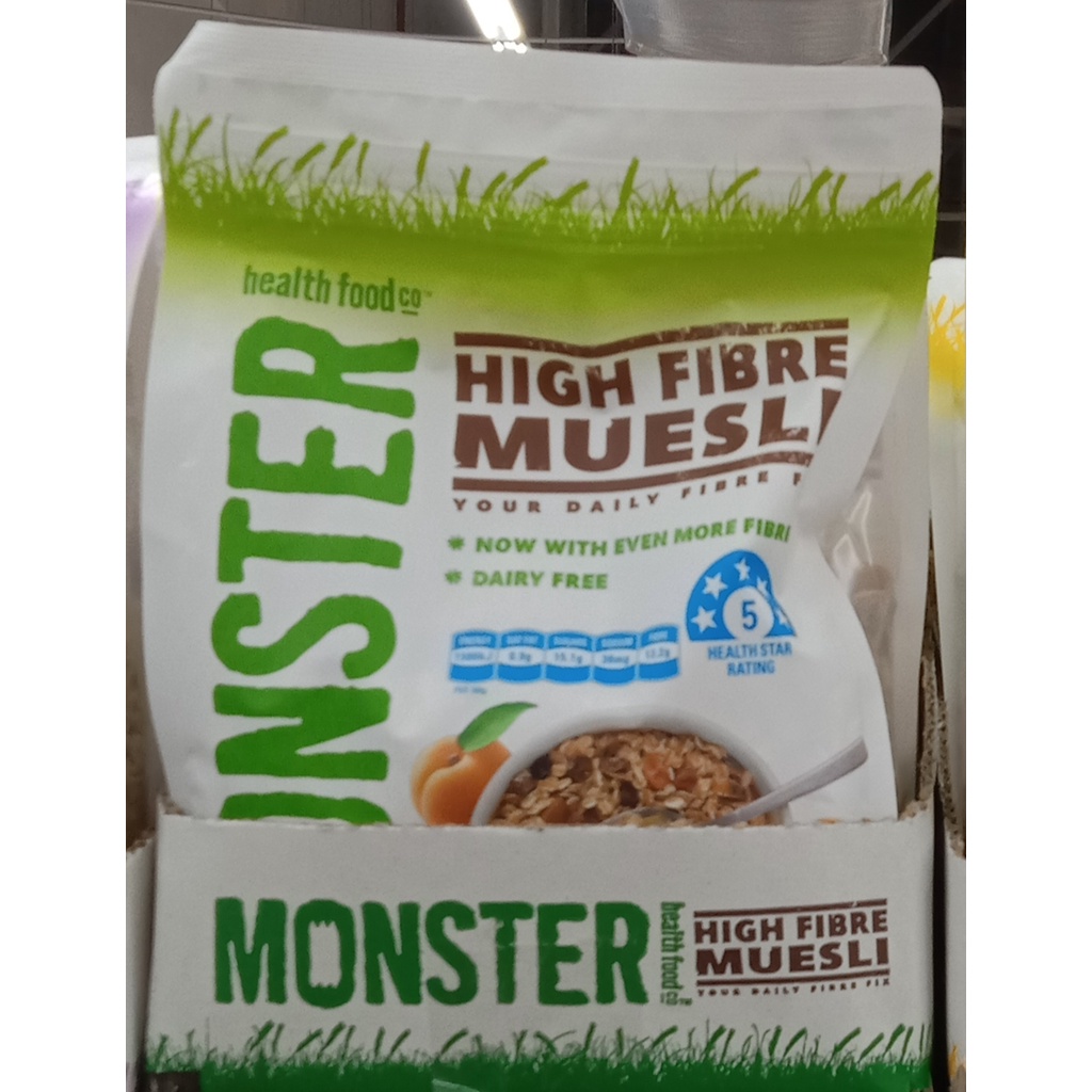 Monster High Fibre Muesli 700g(Australia) | Shopee Malaysia