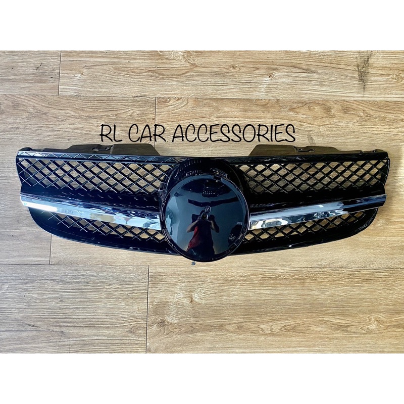 Mercedes Benz R230 SL amg front grill 2001 2002 2003 2004 2005 2006 ...